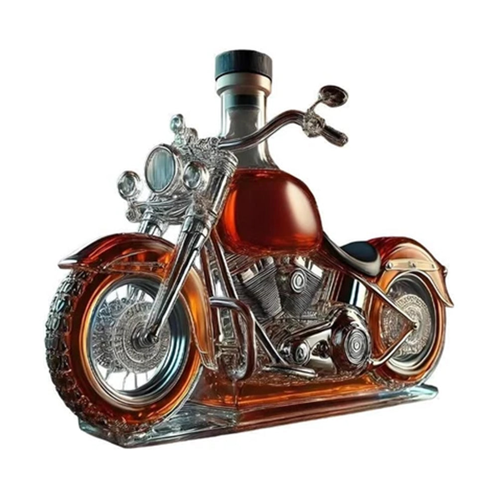 Vintage Motorcycle-Shaped Wine & Whisky Decanter Stylish Liquor Bottle ...