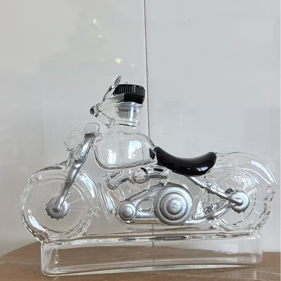 Vintage Motorcycle-Shaped Wine & Whisky Decanter Stylish Liquor Bottle ...